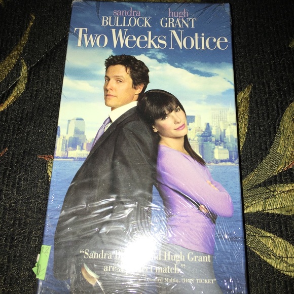 Media | Two Weeks Notice With Sandra Bullock Vhs | Poshmark